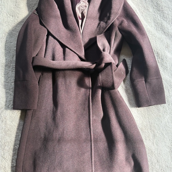 Cole Haan | Jackets & Coats | Cole Haan Deep Purple Wool Coat | Poshmark